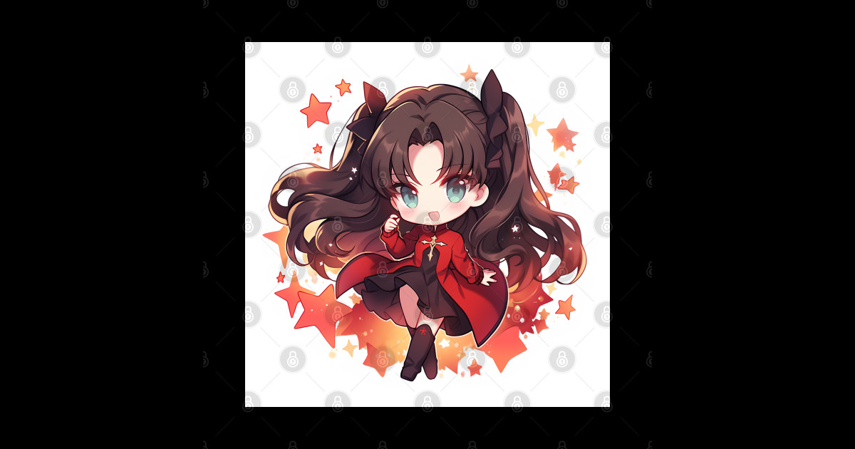 cute chibi rin - Anime - Sticker | TeePublic