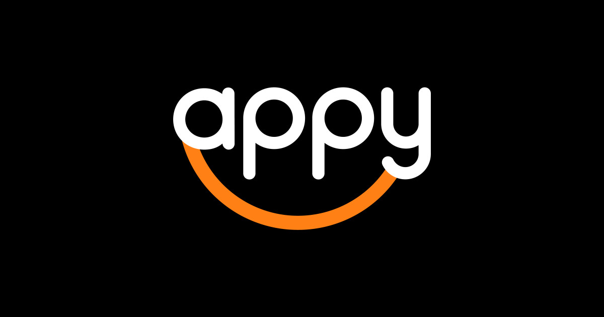 Appy White Logo - Appy - Sticker | TeePublic