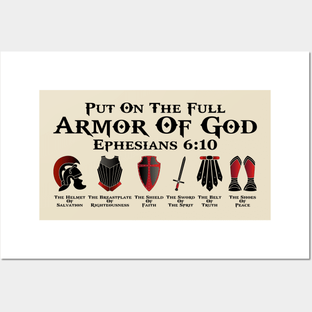 Put On The Full Armor Of God - Armor Of God - Posters and Art Prints ...