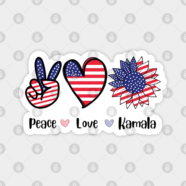 Kamala Harris USA President Election Campaign 2024 Peace Love US ...