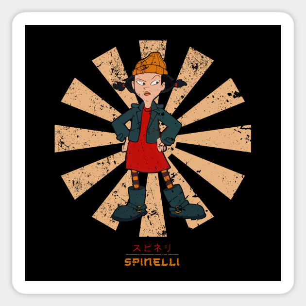 Spinelli Retro Japanese Recess - Spinelli - Sticker | TeePublic