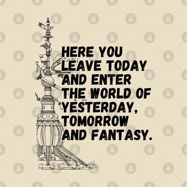 Tomorrowland Astro Orbiter Famous Quote Orlando Florida - Tomorrowland ...
