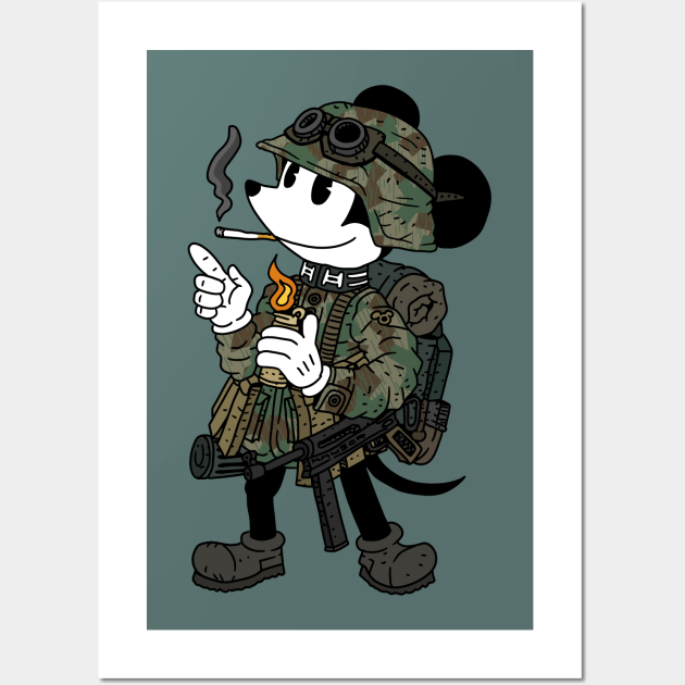 Das German mouse. ww2 cartoon. - Mauser - Posters and Art Prints ...