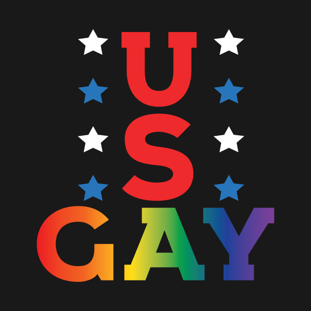 US Gay American LGBT Pride - Gay Pride - T-Shirt | TeePublic