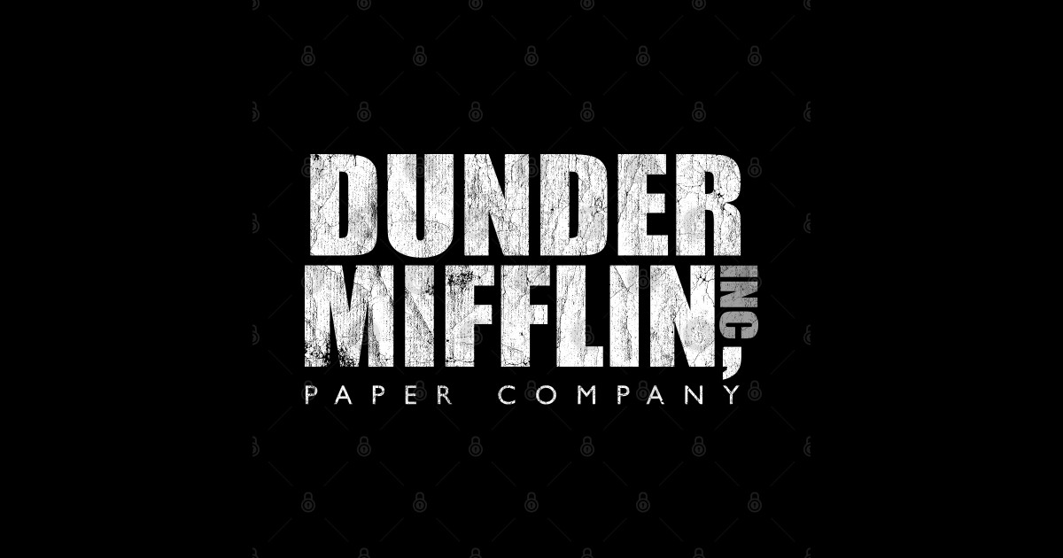 Dunder Mifflin Inc. ‎ The Office - The Office - Sticker | TeePublic