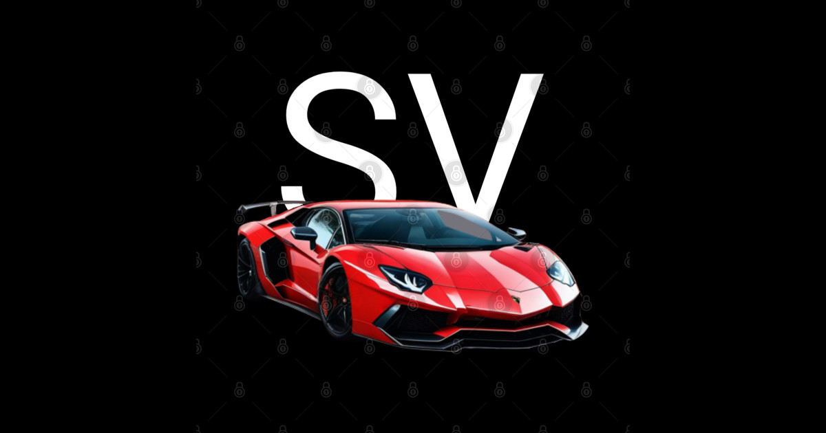 Lamborghini Aventador SV - Lamborghini Aventador - Sticker | TeePublic