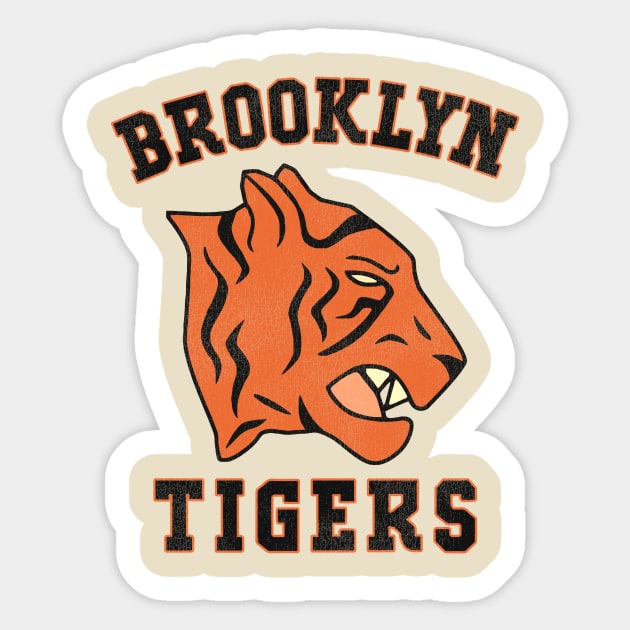 Defunct Brooklyn Tigers Football Team - Football - Sticker | TeePublic
