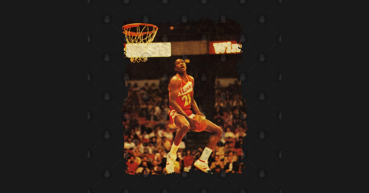 Dominique Wilkins Also Known As in The 1988 NBA Slam Dunk Contest ...