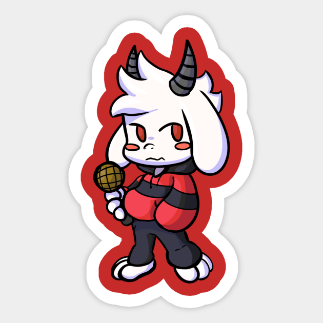 Fell! Azzy! (FNF Edition) - Undertale - Sticker | TeePublic