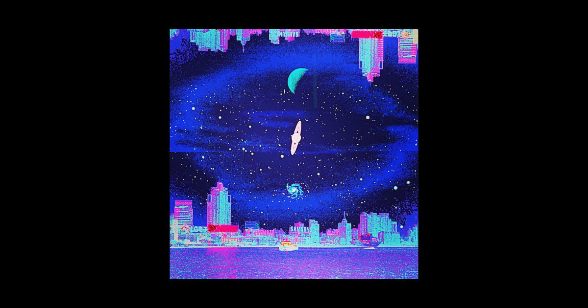 Between Two Worlds - Parallel Universe - Sticker | TeePublic