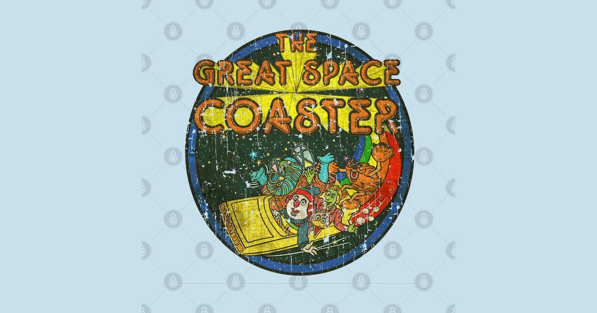 The Great Space Coaster 1981 Vintage - 1980s Cartoon - T-Shirt | TeePublic