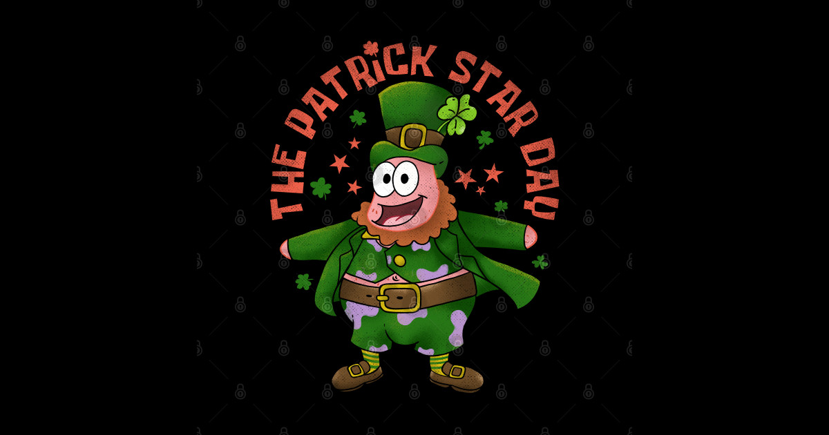 THE PATRICK STAR DAY (LEPRECHAUN) - Leprechaun St Patricks Day ...