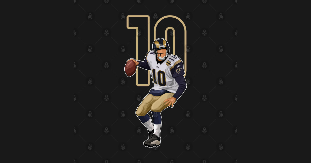 Marc Bulger St. Louis #10 Number - Marc Bulger - T-Shirt | TeePublic