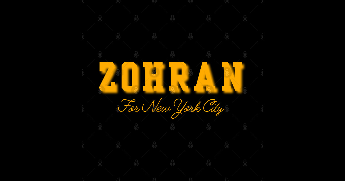 Zohran Mamdani for new york city - Zohran - Posters and Art Prints ...