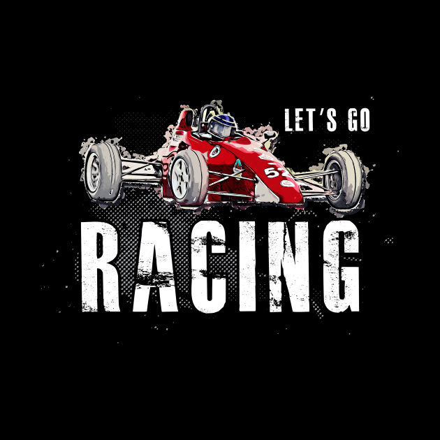 Let's Go Racing - Racing Car - Tapestry | TeePublic