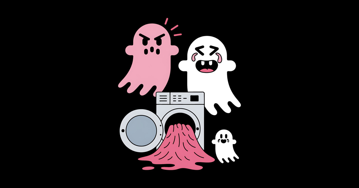 Ghost Laundry Fail Pink Sheet Disaster - Ghost Laundry Fail Pink Sheet ...