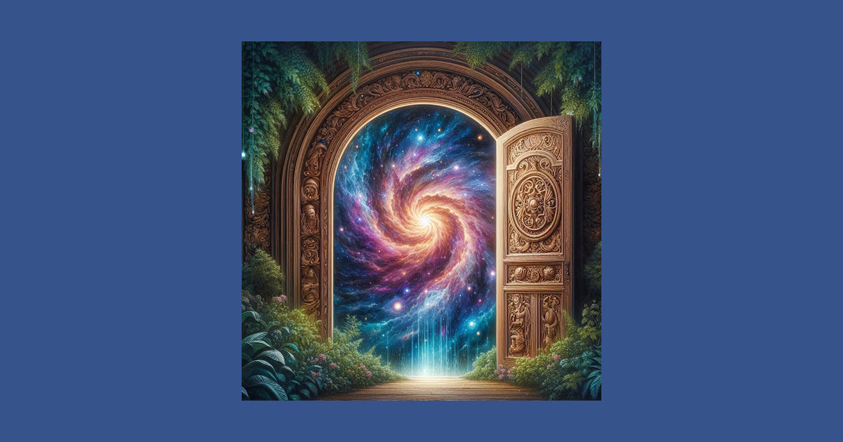 Door to Infinity - Door - T-Shirt | TeePublic