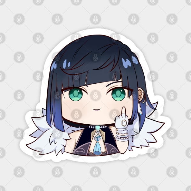Chibi Yelan Genshin Impact middle finger - Chibi Yelan Genshin Impact ...