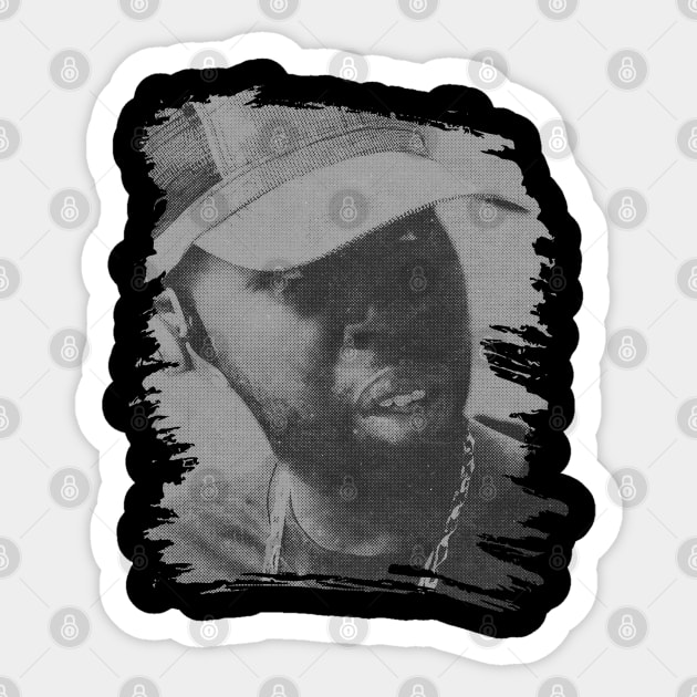 J Dilla // Retro Poster - J Dilla - Sticker | TeePublic