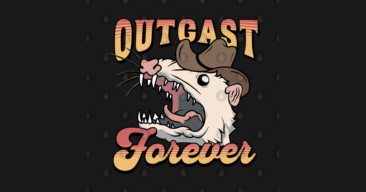Outcast Forever - Possum - T-Shirt | TeePublic
