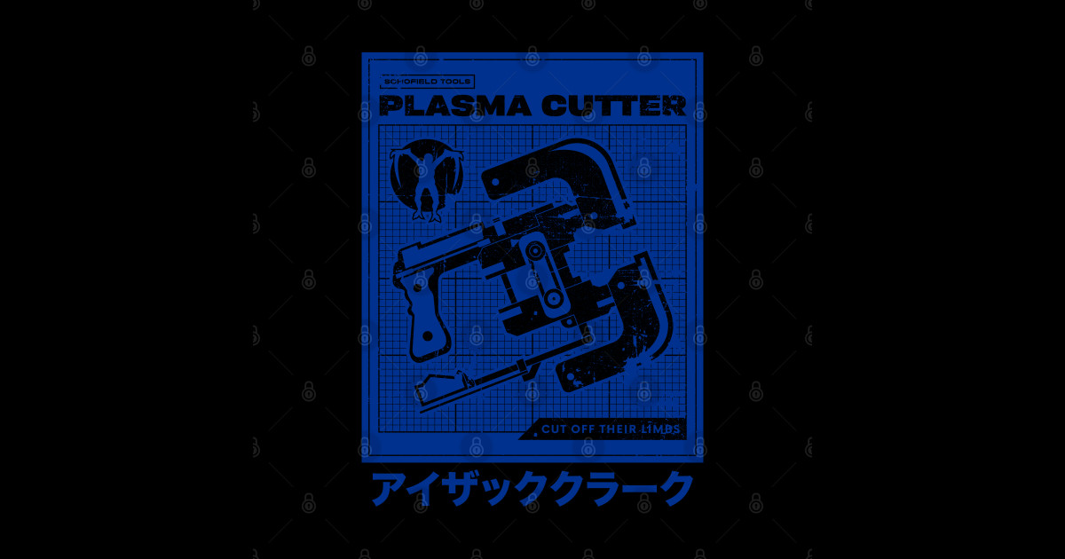 Plasma Cutter Blueprint - Dead Space - Sticker | TeePublic
