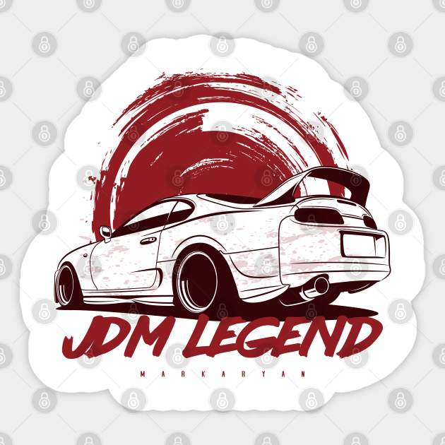 JDM Legend - Supra Mk4 - Sticker | TeePublic