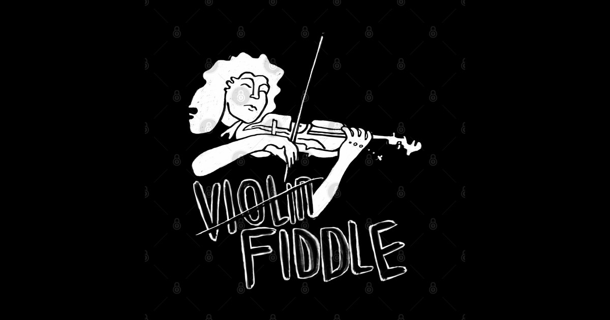 Irish music violin fiddle, Irish fiddler - Irish Fiddler - Sticker ...