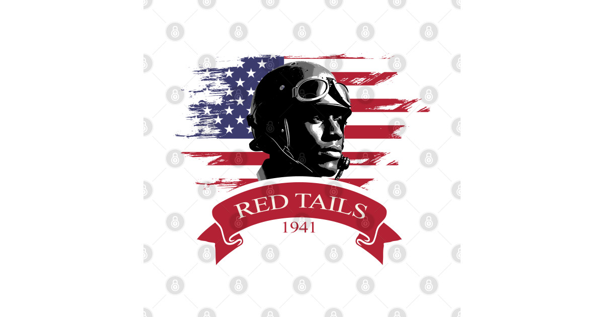 Red Tails Tuskegee Airmen WW2 pilot - Tuskegee Airmen - T-Shirt | TeePublic