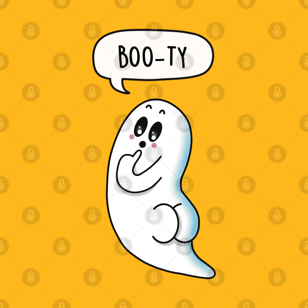 Booty Halloween Ghost - Ghost Halloween - T-Shirt | TeePublic