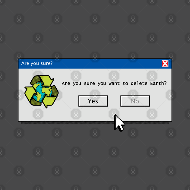 Delete Earth - Windows - T-Shirt | TeePublic