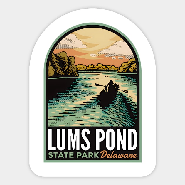 Lums Pond State Park Delaware - Lums Pond - Sticker | TeePublic