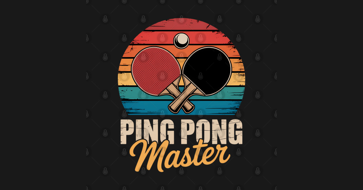 Ping Pong Master - Table Tennis Player Sports Tournament - Ping Pong ...