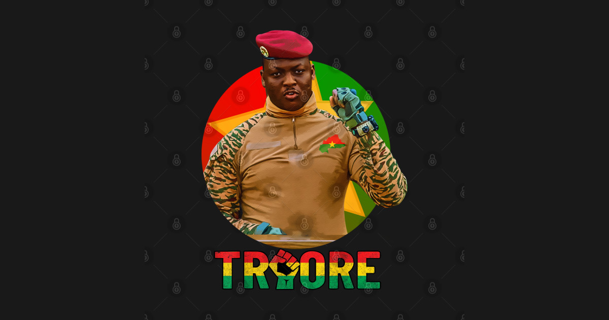 Ibrahim Traore portrait - Burkina Faso leader - Ibrahim Traore - T ...