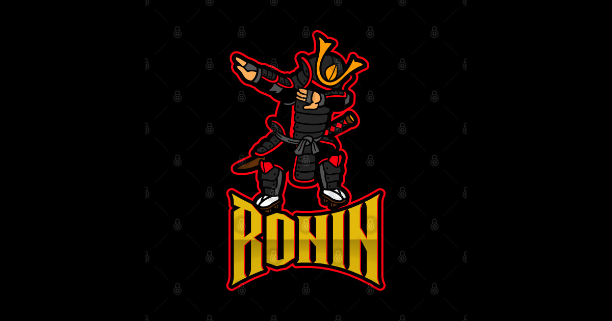 Dabbing Ronin Samurai - Ronin - Sticker | TeePublic