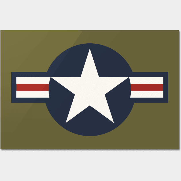 Vintage Red White Blue USAAF Insignia Star Bars - Usaaf - Posters and ...