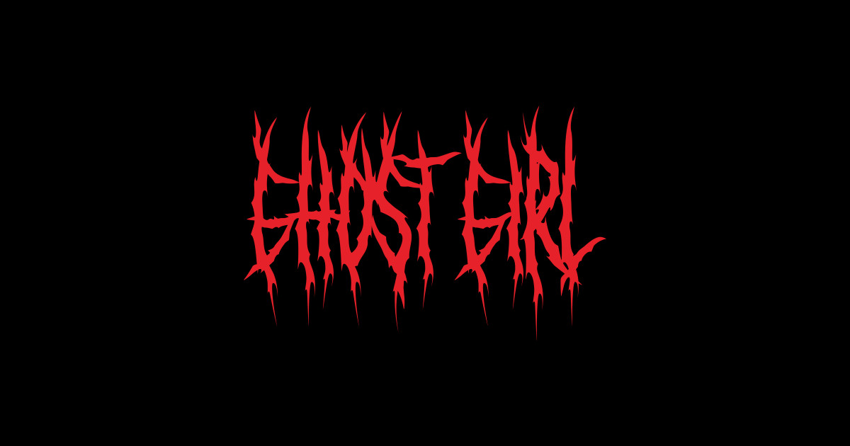 Ghost Girl - Gothic Soft Horror Aesthetic - Ghost Girl - Sticker ...