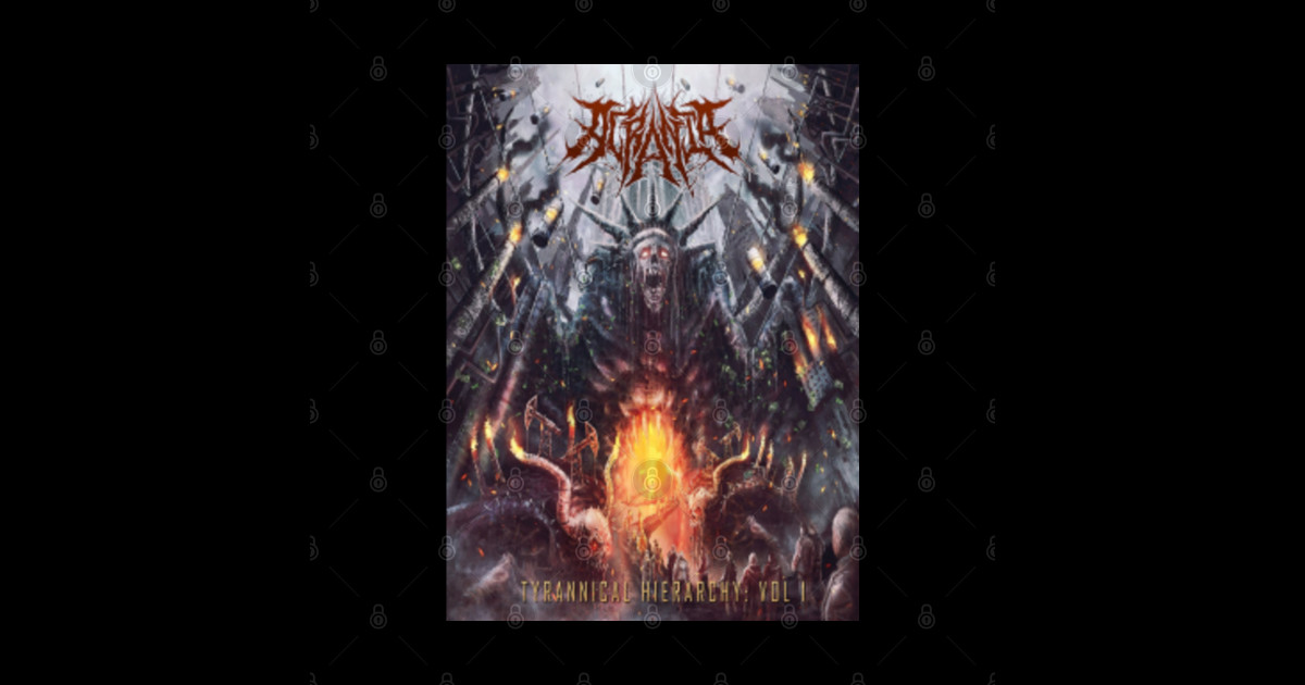 Acrania Tyrannical Hierarchy, Vol. 1 - Death Metal - Sticker | TeePublic