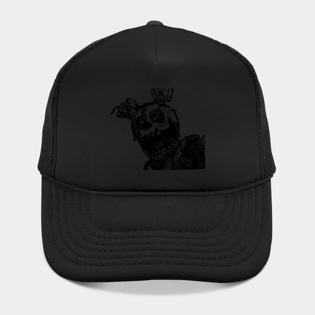 Springtrap Digitized Charcoal Design - Springtrap - Hat | TeePublic