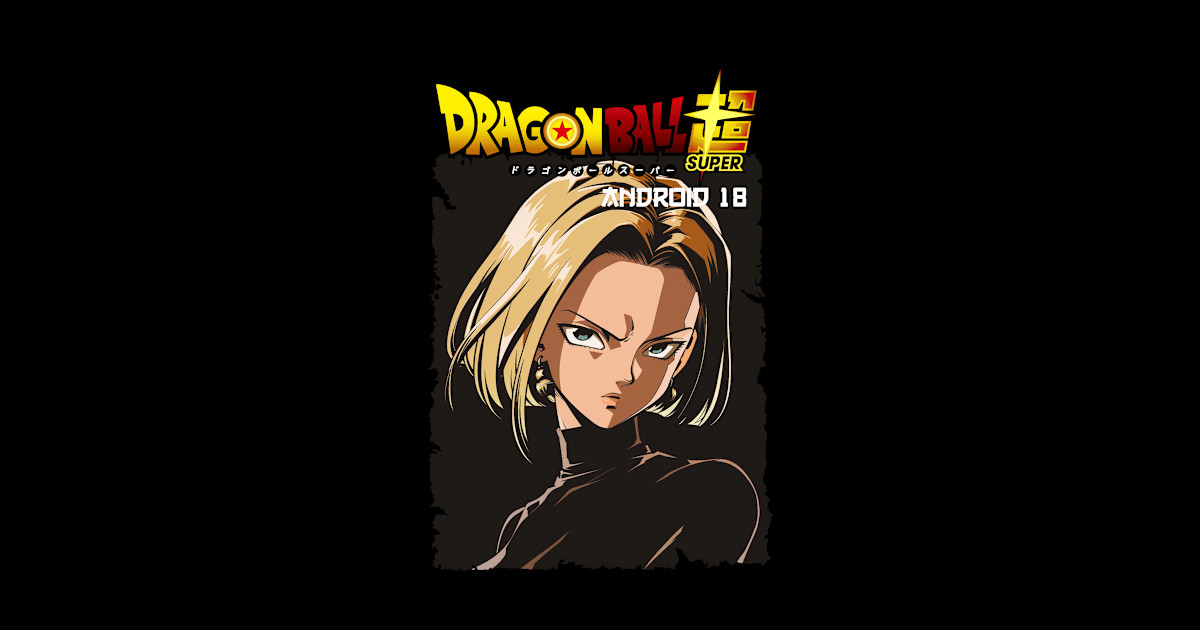ANDROID 18 FAN ART - Android 18 Fan Art - Sticker | TeePublic