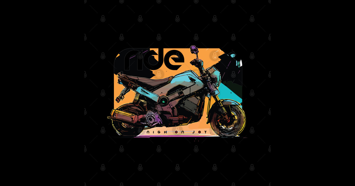 Ride honda navi cyber - Honda Navi - Sticker | TeePublic