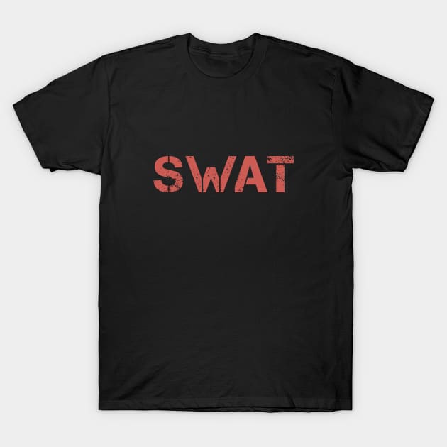 Vintage SWAT Text - Swat - T-Shirt | TeePublic