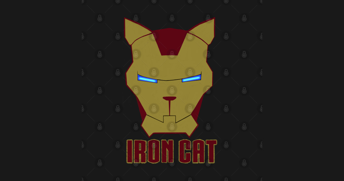 Iron Cat - Iron Cat - Sticker | TeePublic