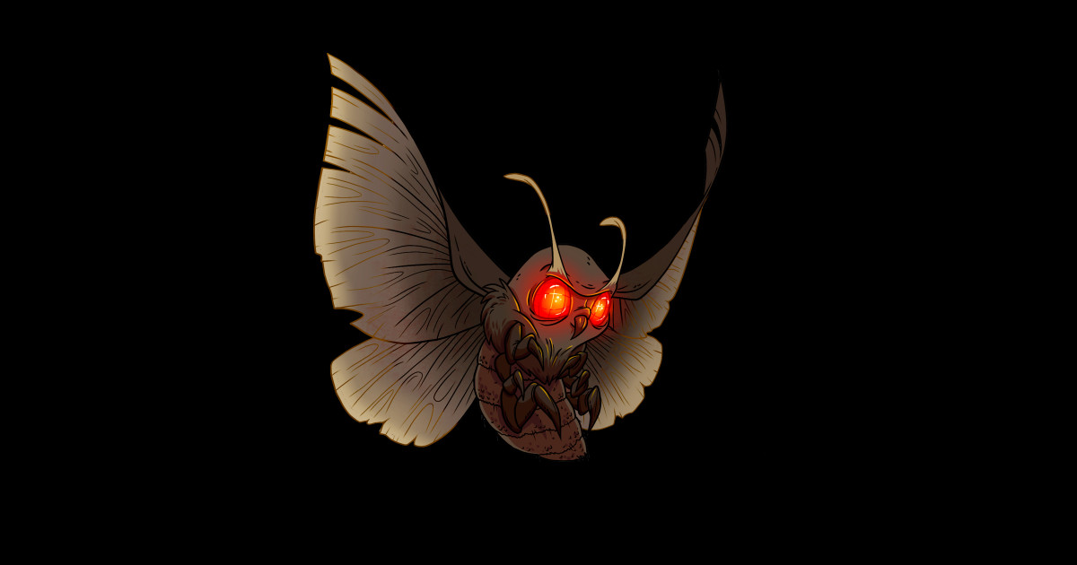 Cryptid Collection: Mothman - Fallout 76 - Sticker | TeePublic