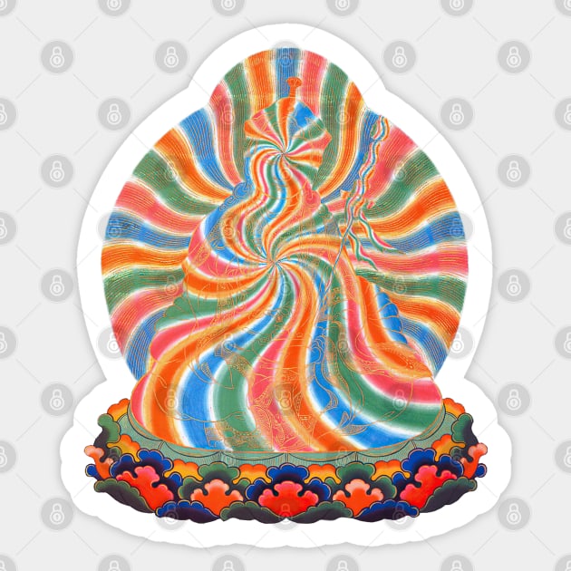 Rainbow Body Guru Rinpoche Padmasambhava - Buddhism - Sticker | TeePublic