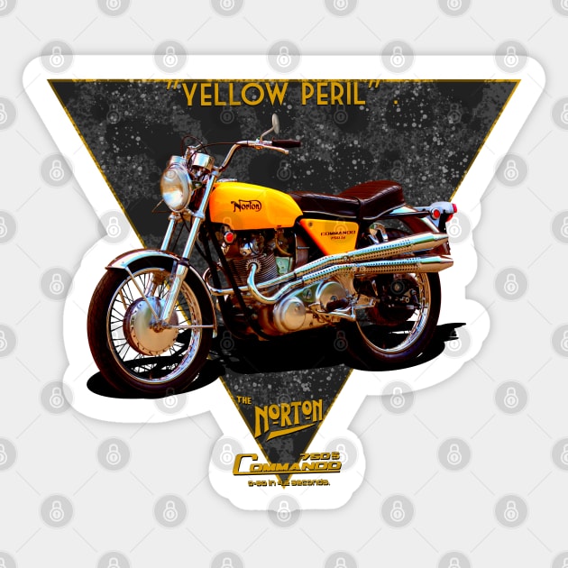 Norton Commando 750s Classic Motorcycle - Norton Commando - Sticker ...