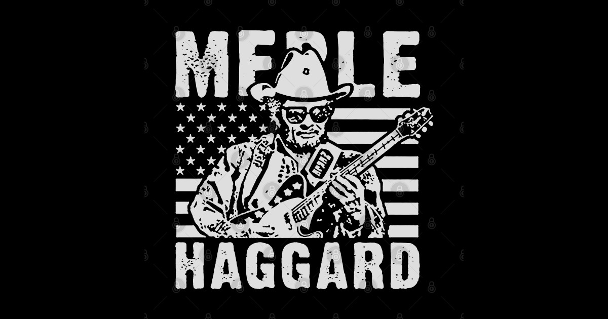 Merle Haggard - Merle Haggard - Sticker | TeePublic
