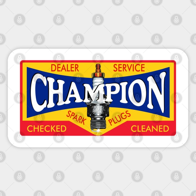 Champion Sparks - Champion - Sticker | TeePublic