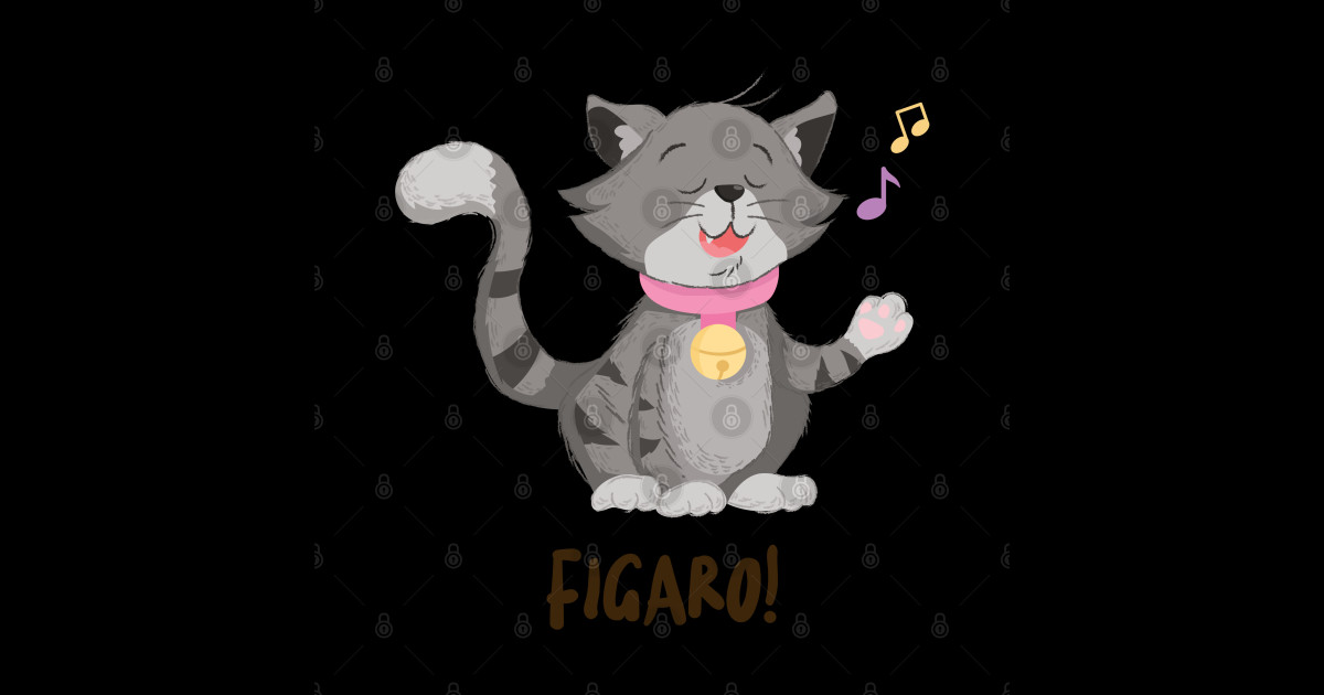 Figaro Cat - Figaro - Pin | TeePublic