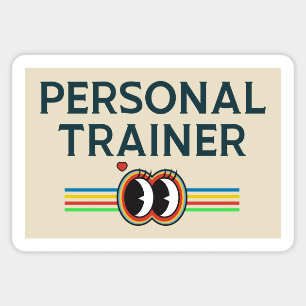personal trainer - Trainer - Sticker | TeePublic