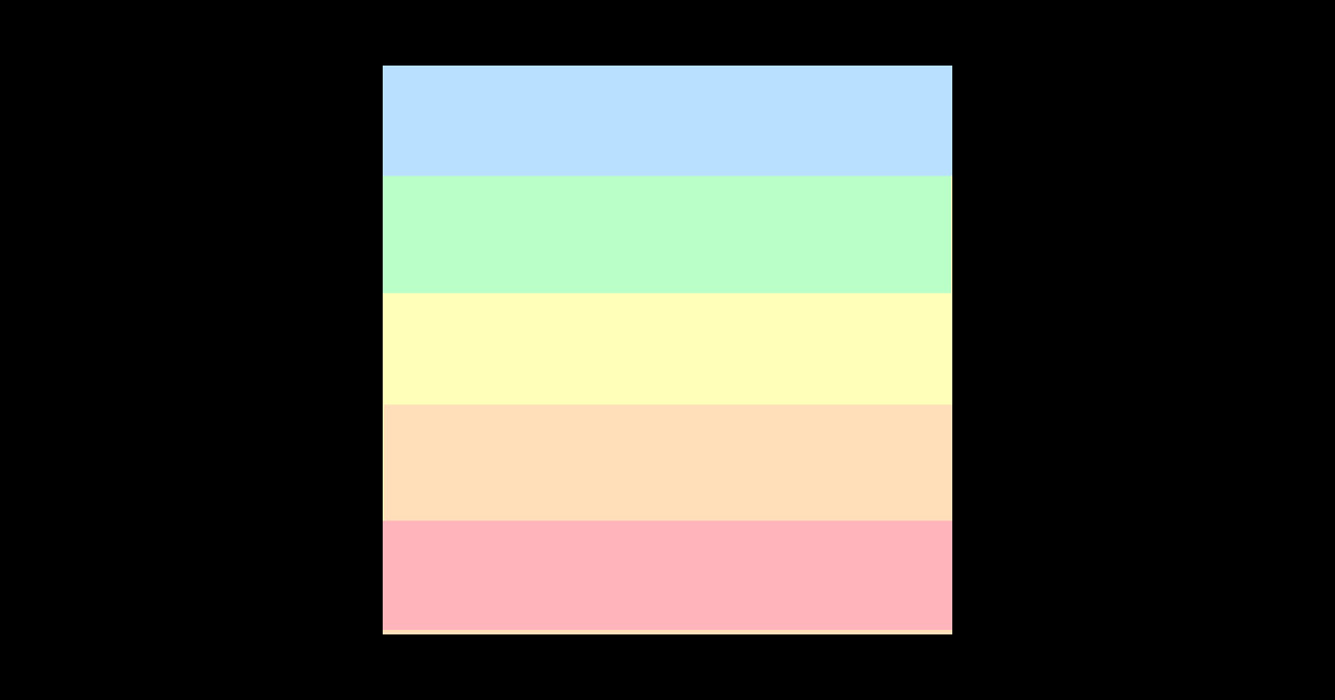 Pastel color palette - Aesthetic Pastel Color - Sticker | TeePublic